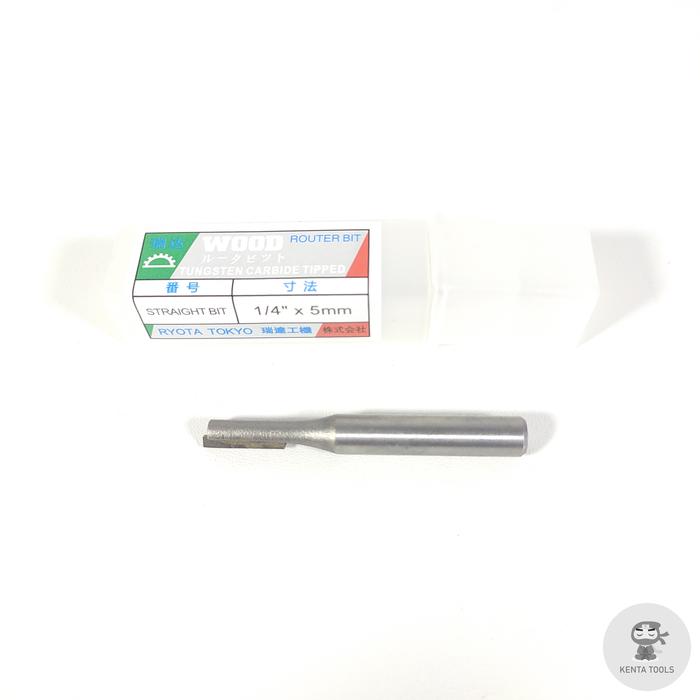 Jual Mata Straight Bit 1/4" x 5mm Mesin Profil Kayu Wood Trimmer Router ...
