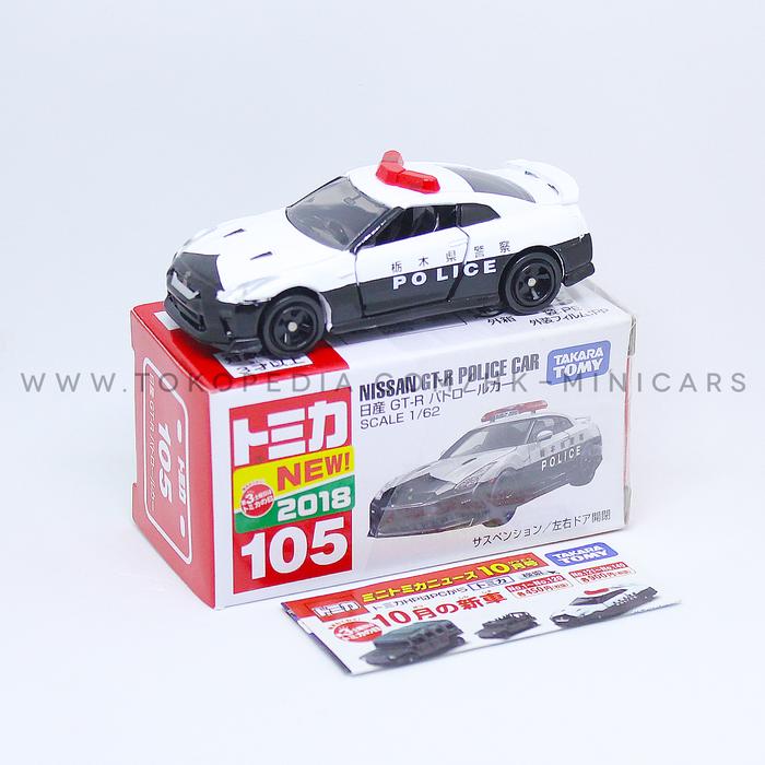 Jual Tomica 105 Nissan GT-R Police Diecast Takara Tomy GTR R35 - Kota ...