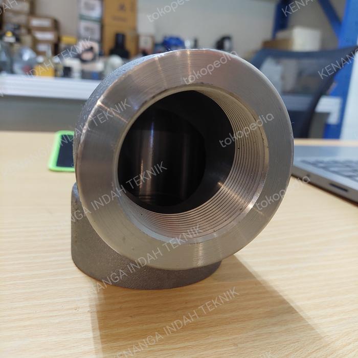 Jual Elbow Besi 90° Class 3000 Drat NPT 2" inch / Carbon Steel 3000 ...