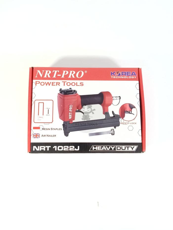 Jual Mesin Staples Paku Tembak Angin Kompresor Air Stapler Nailer Gun ...