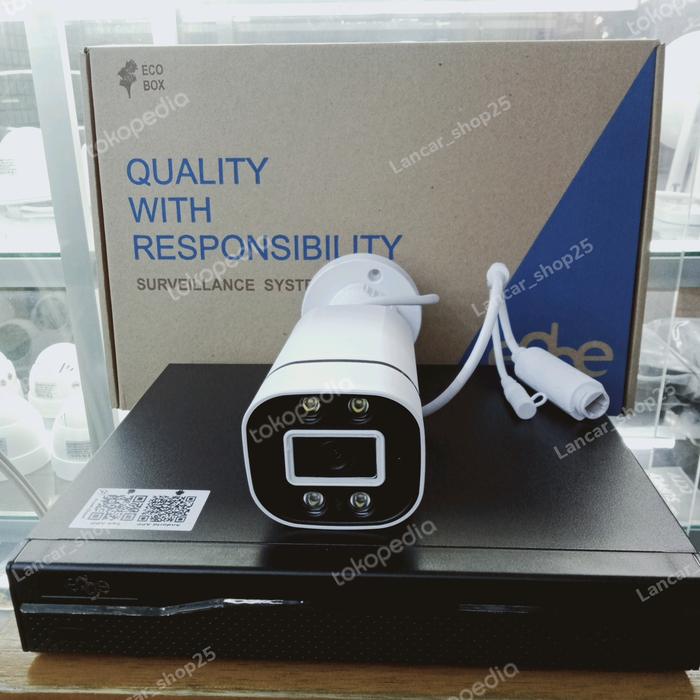 Jual PAKET CCTV IP CAMERA NVR 16 CHANNEL EDGE 4MP KOMPLIT TINGGAL ...