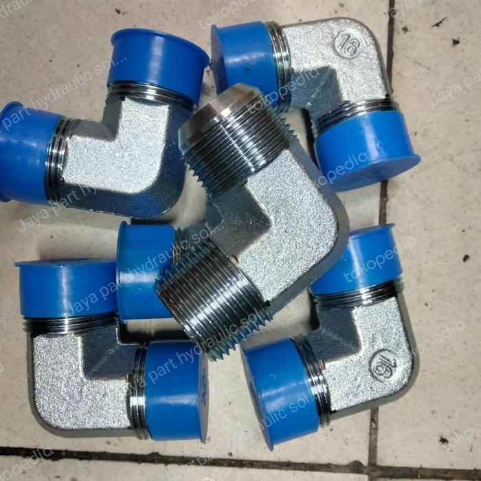 Jual ELBOW NEPPLE 1 NPT X 1 JIC / ELBOW NEPEL HYDRAULIC NPT X JIC 1 ...
