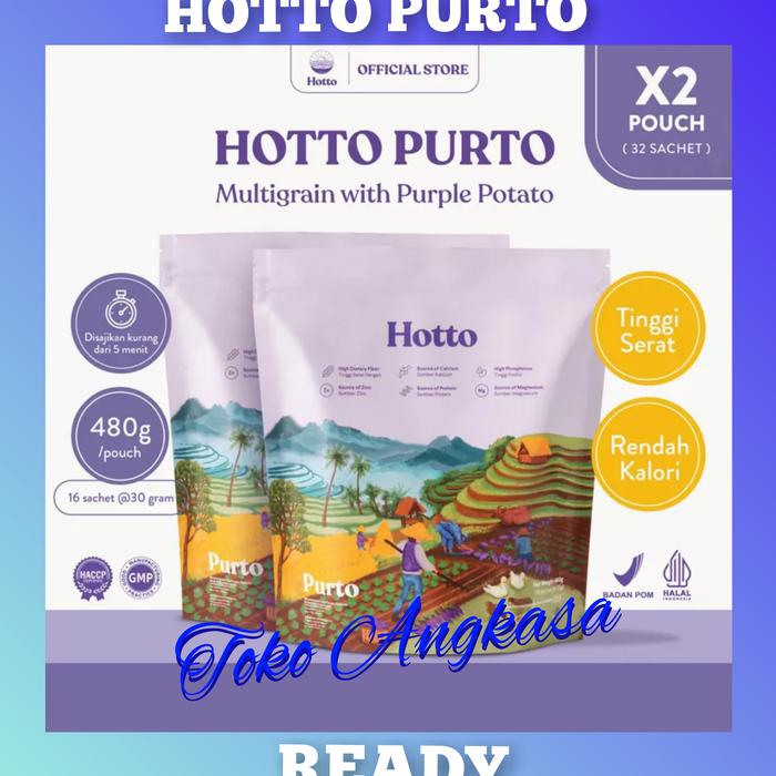 Jual 2 POUCH HOTTO PURTO MULTIGRAIN 32 SACHET HOTTO PURTO MULTIGRAIN ...