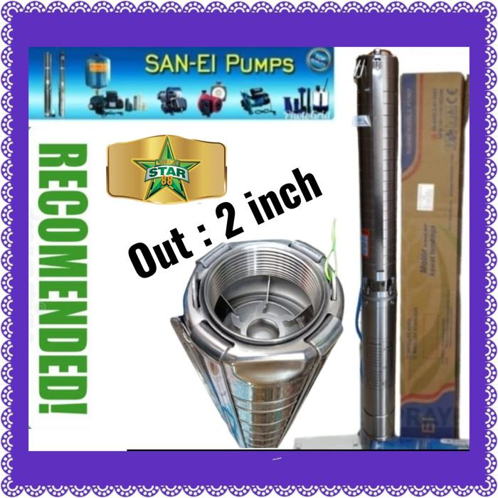 Jual Pompa satelit SanEi 5.5Hpss SP8-25 3Phase 4inch 4" submersible 380v - Kota Tangerang ...