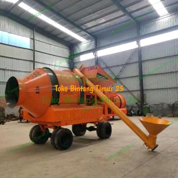 Jual Bucket Concrete Mixer/Mixer Molen Hopper JZM 750 Mesin Pengaduk ...