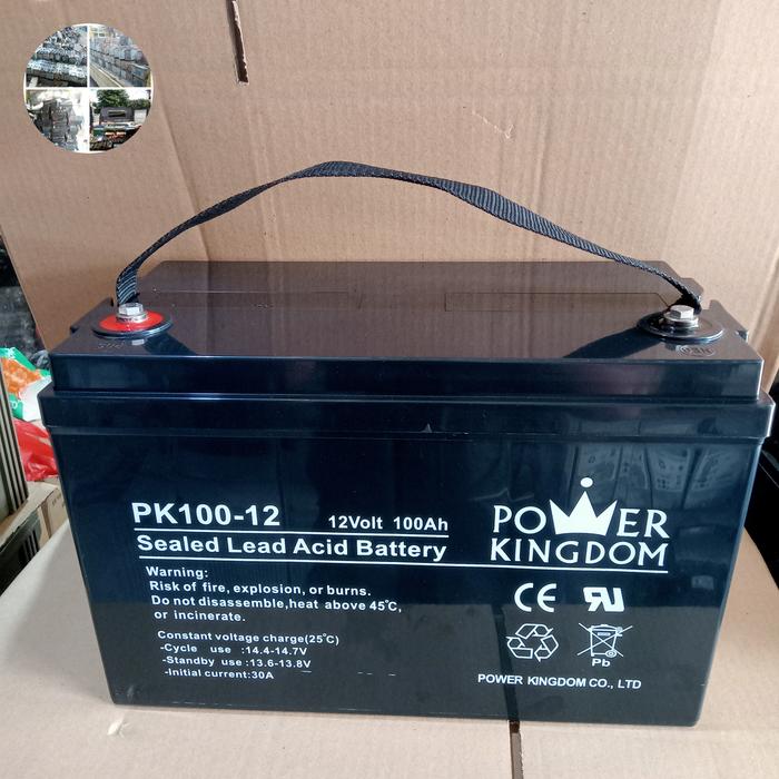 Jual BATTERY VRLA P0WER KINGDOM 100-12 (12vol-100ah) - Jakarta Timur ...