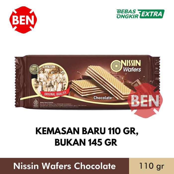 Jual Nissin Wafer CHOCOLATE 145g 145gr 145 g gr Coklat Cokelat Wafers ...