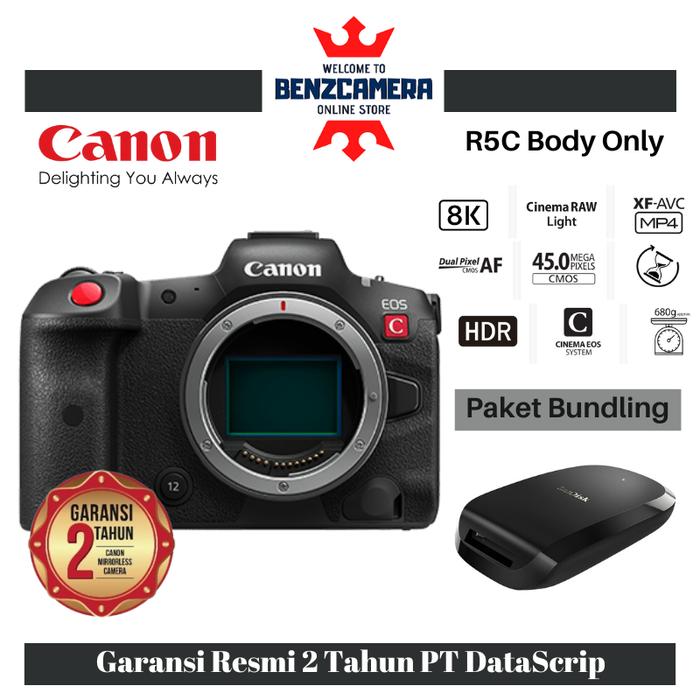 Jual Canon EOS R5C Body Only Mirrorless Cinema Camera - Eos R5 C ...