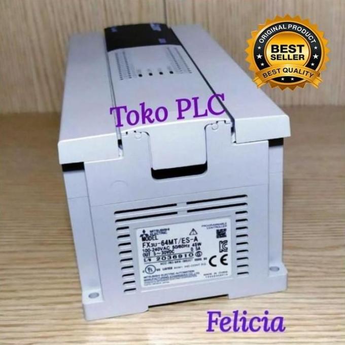 Jual Mitsubishi Plc Fx3U-64Mt-Es/A Original Best Seller - Kota Bekasi - Mandiri Mechanica ...