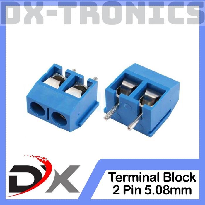 Jual Terminal block ( T-Block) terminal blok biru 2 kaki - Jakarta ...