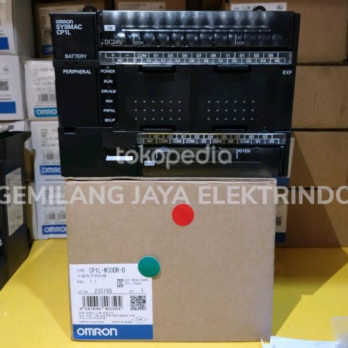 Jual Plc Omron Cp1L-M30Dr-D Plc Cp1L-M30Dr-D Programer Controller ...