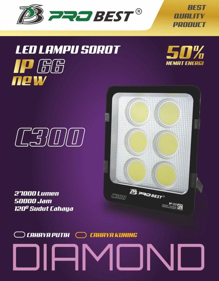 Jual Lampu Sorot LED AC 300 Watt IP66 Probest C300Diamond Golden - Jakarta Utara - Barangunik83 ...