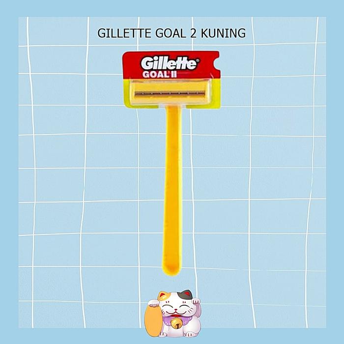 Jual Gillette Goal II Kuning / Gillete Alat Cukur / Cukuran Jenggot ...