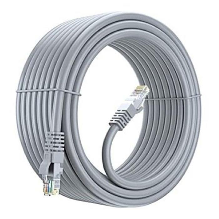 Promo Kabel LAN Konektor RJ45 20 Meter Siap Pakai: Modem Router Hub 20M ...