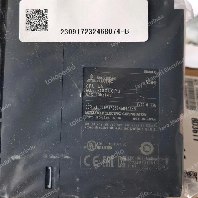 Jual Plc Q00Ucpu Mitsubishi Original Japan - Kota Bekasi - Mandiri ...