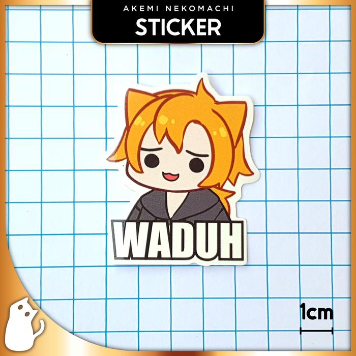 Jual WADUH - Sticker Akemi Nekomachi Vtuber - Kab. Magelang - Akemi ...