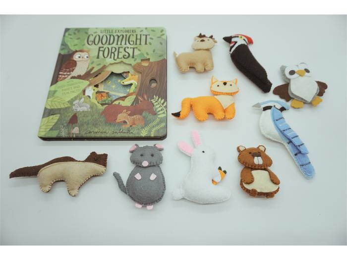 Jual Forest Story Sack - Goodnight Forest - Felt Toy - Montessori ...
