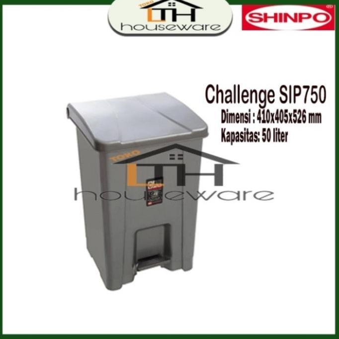 Jual Tempat Sampah Injak Shinpo/Tong Sampah Injak Shinpo Sip-750 50 Liter - Jakarta Barat ...