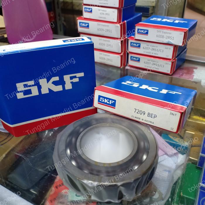Jual SINGLE ROW ANGULAR CONTACT BALL BEARING 7209 BEP SKF - Jakarta ...