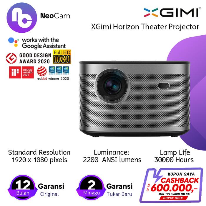 Jual Xgimi Horizon Pro 2200-Lumen 4K DLP Smart Home Theater Projector ...