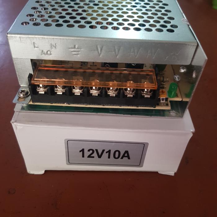 Jual Power Supply 12V 10A Besar/Adaptor Switching 12V 10A CCTV LED Strip - Kota Surabaya ...