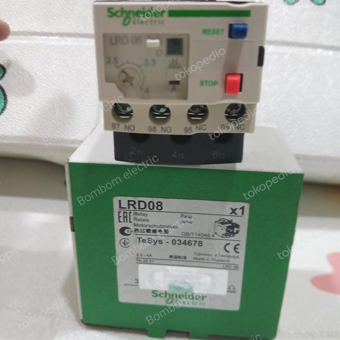 Jual THERMAL OVERLOAD LRD08 LRD 08 SCHNEIDER - Jakarta Barat - shop ...