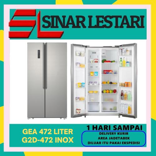 Promo GEA G2D472 KULKAS SIDE BY SIDE 472 L INVERTER NO FROST // G2D472 ...