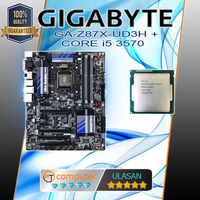 Jual Paket Mainboard Z87 Gigabyte + Processor Core i5 4570 Inrtel Lga ...