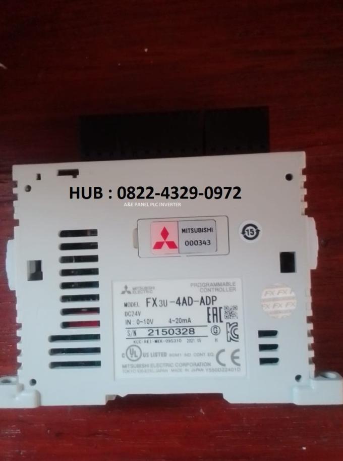 Jual Plc Mitsubishi Fx3U-4Ad-Adp Fx3U 4Ad Adp Analog Input Module ...