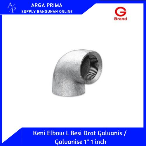 Jual Keni Elbow L Besi Drat Galvanis / Galvanise 1" 1 inch - Kab ...