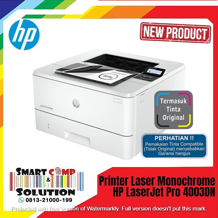 Jual Printer Laser Monochrome Duplex HP LaserJet Pro 4003DN / 4003 DN ...