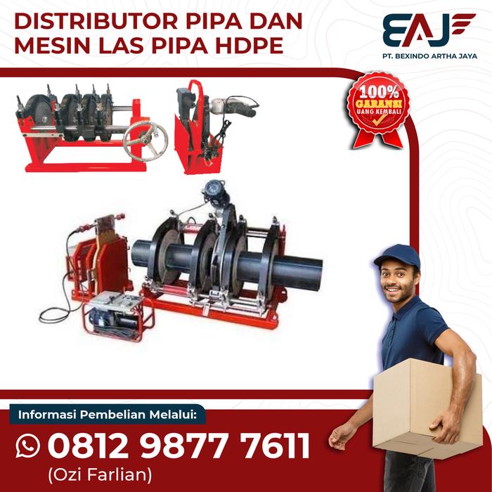 Jual Mesin Pemanas Pipa HDPE - Mesin Penyambungan Pipa HDPE 200 ...