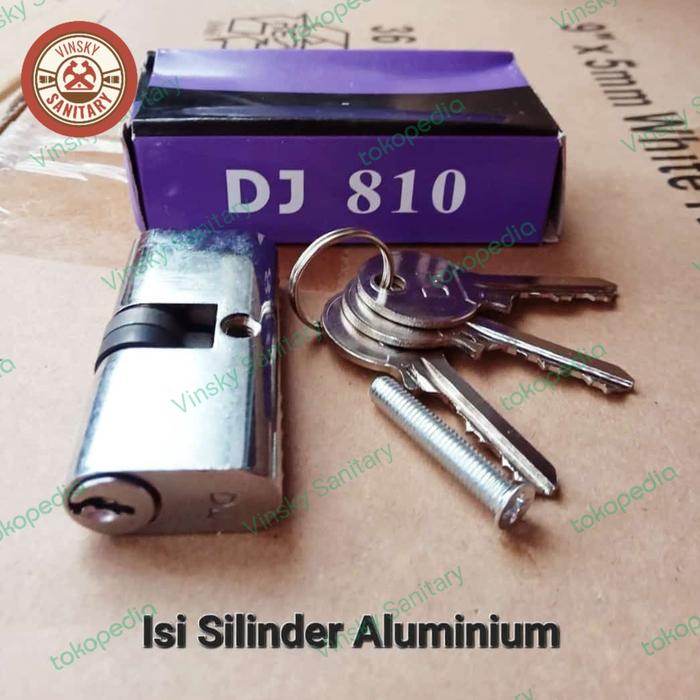 Jual Isi Silinder Kunci Pintu ALUMUNIUM Oval / Anak Kunci Pintu ...