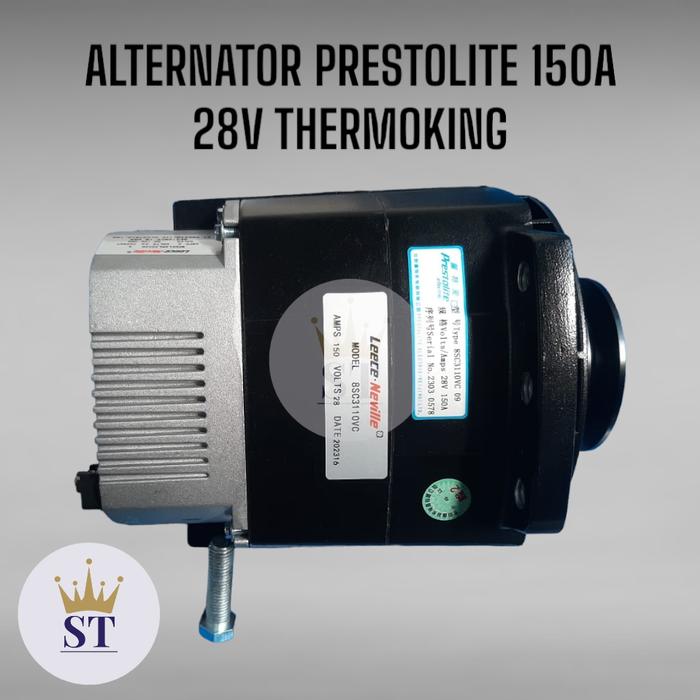 Jual ALTERNATOR PRESTOLITE 150A 28V THERMOKING/DINAMO TYPE 8SC3110VC09 ...