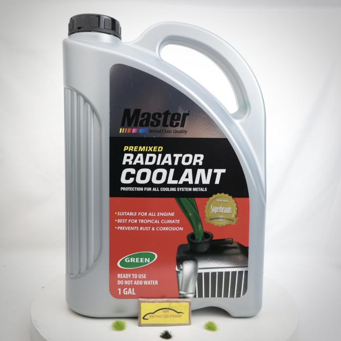 Jual MASTER RADIATOR COOLANT HIJAU 4L AIR RADIATOR MASTER HIJAU 1 GALON ...