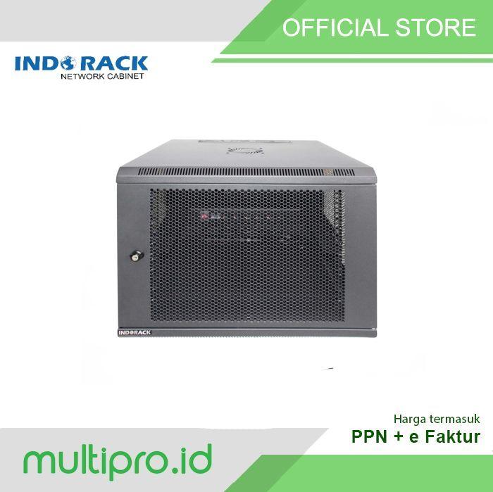 Promo WALLMOUNT INDORACK WIP6008S 8U 600MM PERFORATED DOOR WALL RACK ...