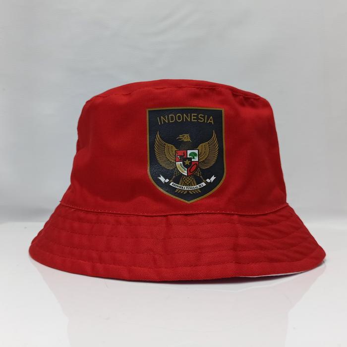 Jual Topi Indonesia Garuda Timnas Peta Nusantara Bolak Balik Reversible ...