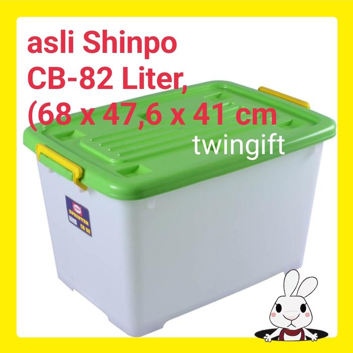 Jual Container/Kontainer Box Serbaguna 82 Liter, Shinpo, CB-82 ...