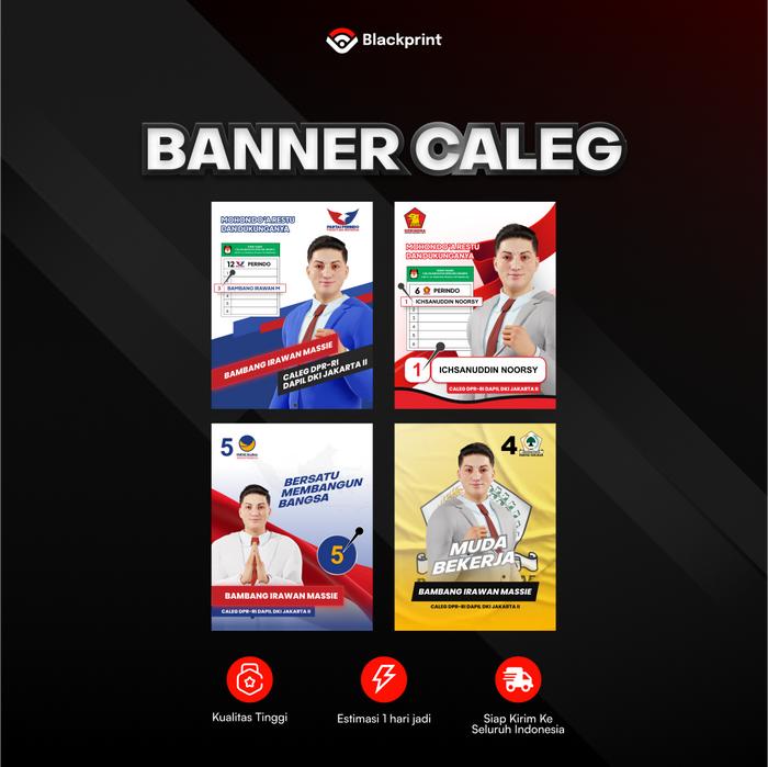 Jual Banner MMT Caleg 70 X 90 CM + Free Template Design / MMT CALEG ...