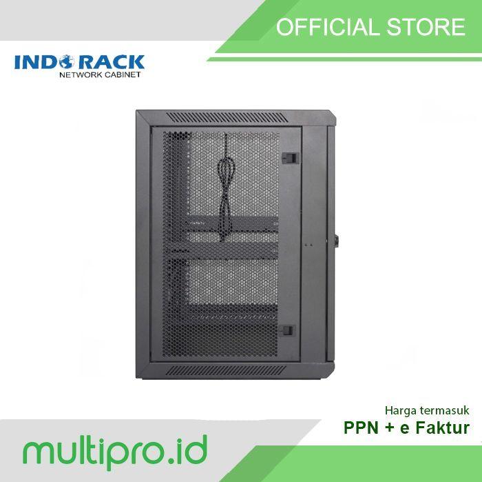 Promo WALLMOUNT INDORACK WIP5512S 12U 550MM PERFORATED DOOR WALL RACK ...
