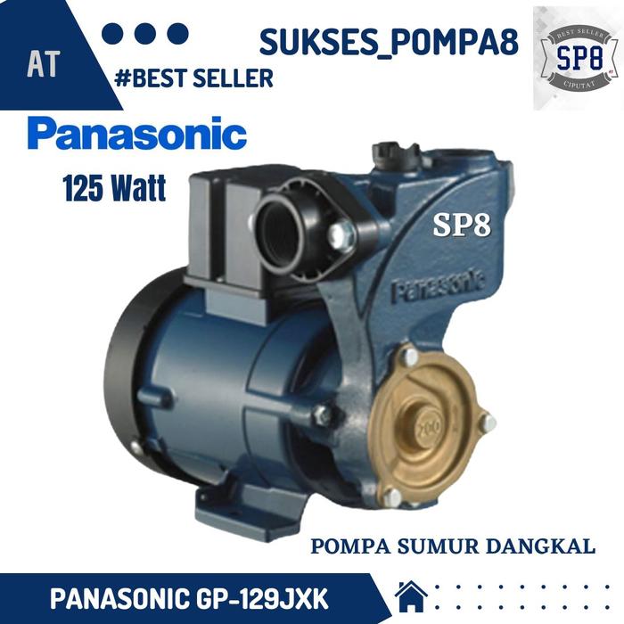 Jual Pompa Air Panasonic GP-129 JXK Non Otomatis / Pompa Air Sumur ...