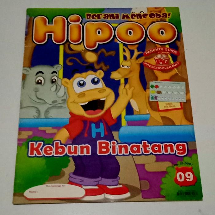 Jual Majalah Hipoo Berani Mencoba Kebun Binatang majalah anak - Jakarta ...