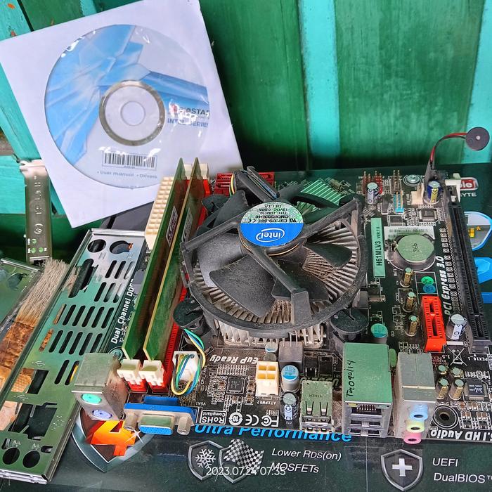 Jual motherboard h61 dan i3 2120 bekas - Kab. Sleman - excellent computer | Tokopedia