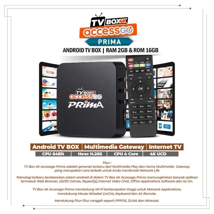 Jual Android Tv Box 4k Accessgo Prima Ram 2gb & Rom 16gb Atb Di Seller ...