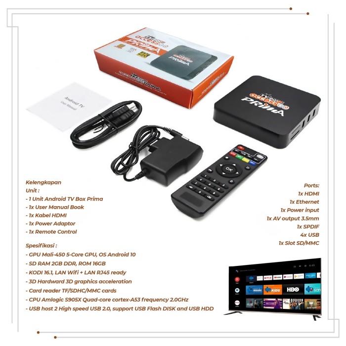 Jual Android Tv Box 4k Accessgo Prima Ram 2gb & Rom 16gb Atb Di Seller ...