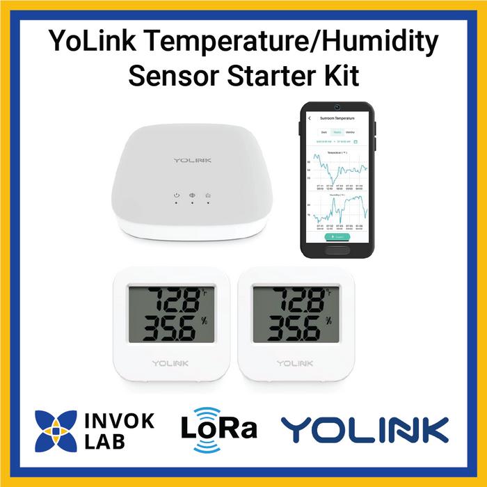 Jual YoLink LoRa Smart Home Temperature/Humidity Sensor Starter Kit - Hub + 2 Pack - Jakarta ...