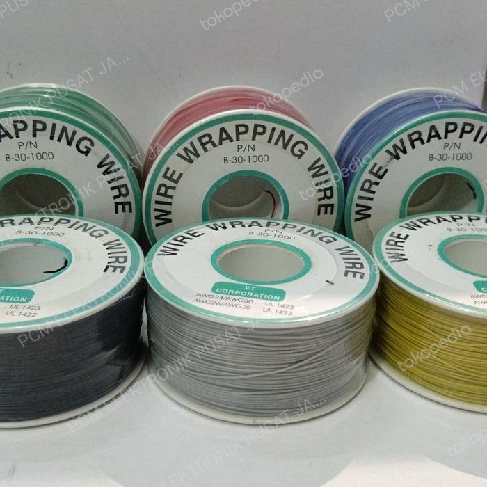 Jual 1936 kabel awg28 wire wrapping wire tunggal penyambung jalur pcb ...