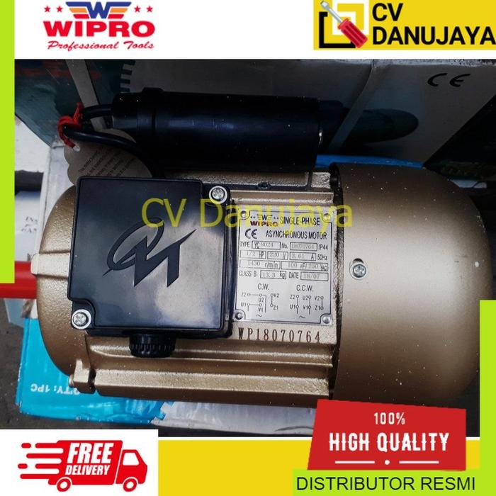 Jual Wipro Dinamo Motor Penggerak Generator 1Phase 1/2HP 4P (Electromotor/ - Kab. Tangerang ...