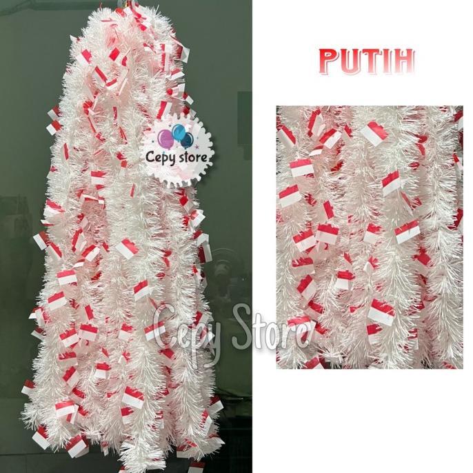Jual ' Slinger Bendera Merah Putih 1788A 7cm 2m / Hiasan 17 Agustus ...