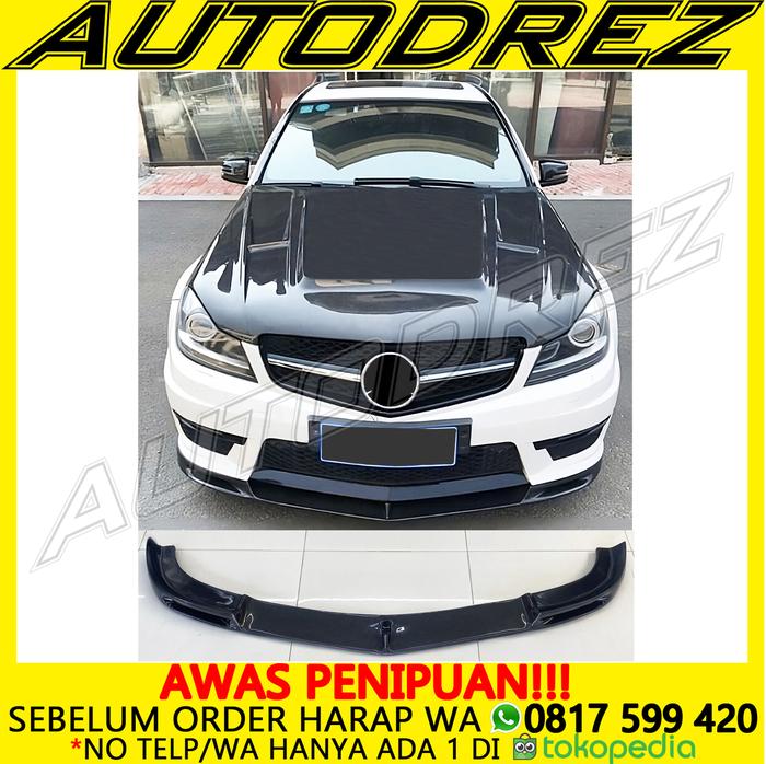 Promo Front Lip Lips Carbon Mercy C-Class W204 Facelift AMG C63 ...